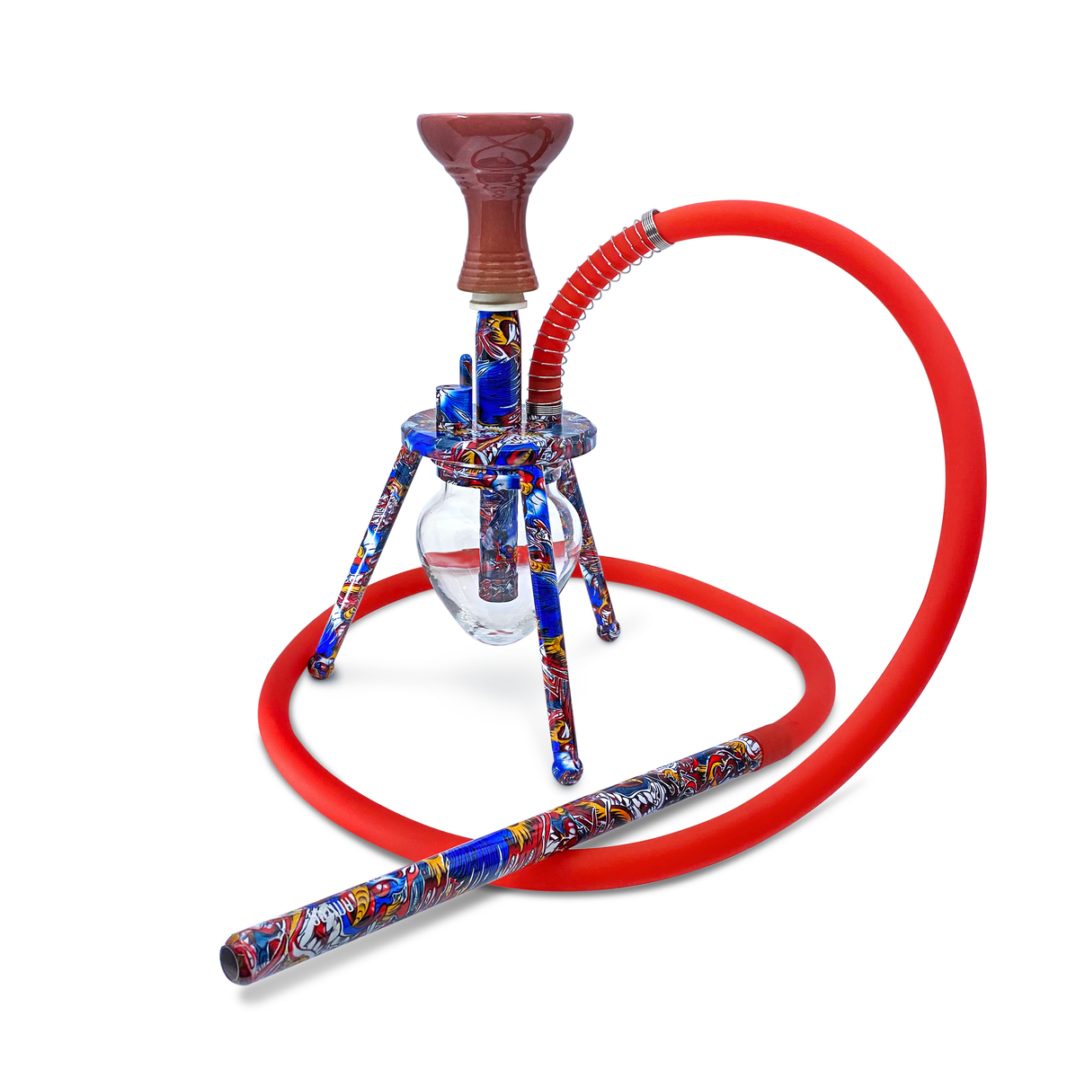 Mini Spider Hookah in Amira Carrying Bag – AmiraHookahs